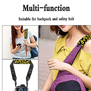 Dreaweet Cow Spots Seat Belt Cover 2 Packs for Men Boys Animal Skin Print Soft Car Seat Belt Pad Cover Wear Resistant Seat Belt Shoulder Pads Car Accessories