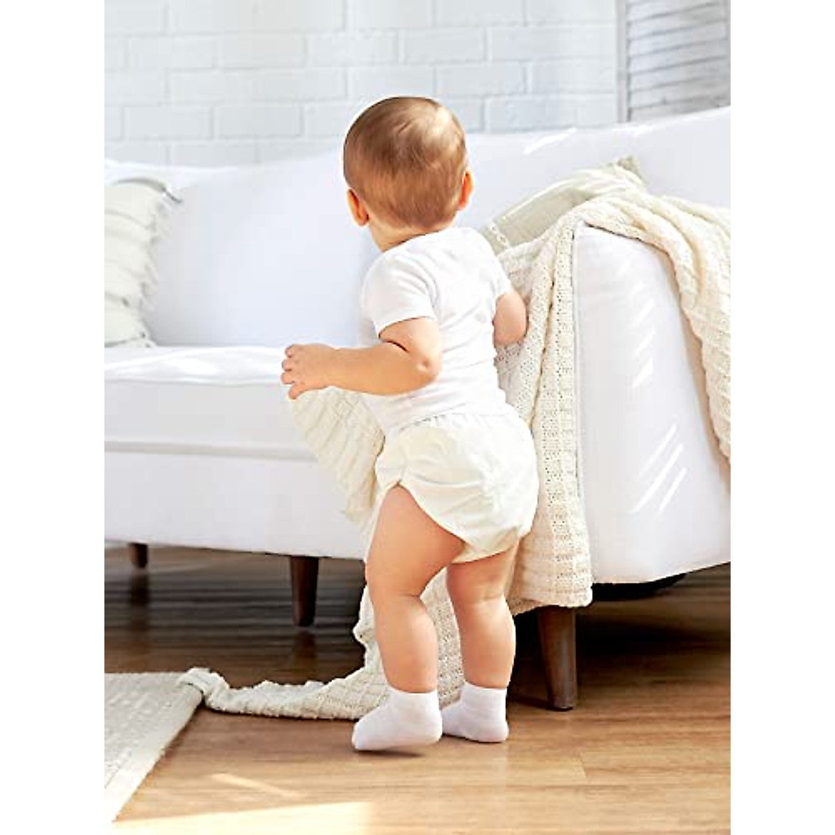 Gerber Unisex Baby 12-Pair Sock Bundle white 0-3 Months