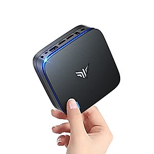 KAMRUI AK1PLUS Mini PC 16GB RAM, Intel 12th Alder Lake N95(up to 3.4 GHz) Mini Computer, Compact Small Desktop Computers Tower Support 4K UHD/HDMI 2.0/LAN/Dual-Band WiFi for Office Home Server