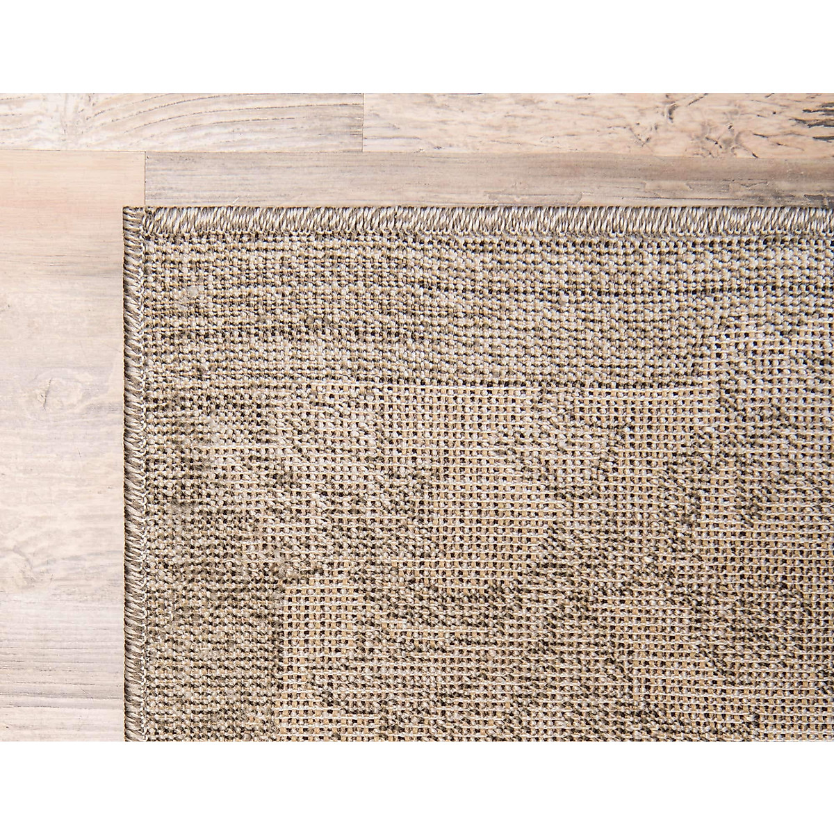 Unique Loom Outdoor Botanical Collection Area Rug (4' x 6' Rectangle, Brown)