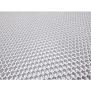 Blackhole Cat Litter Mat - Large Size Rectangular 30" X 23" Open Three Sides (Economy Gray)