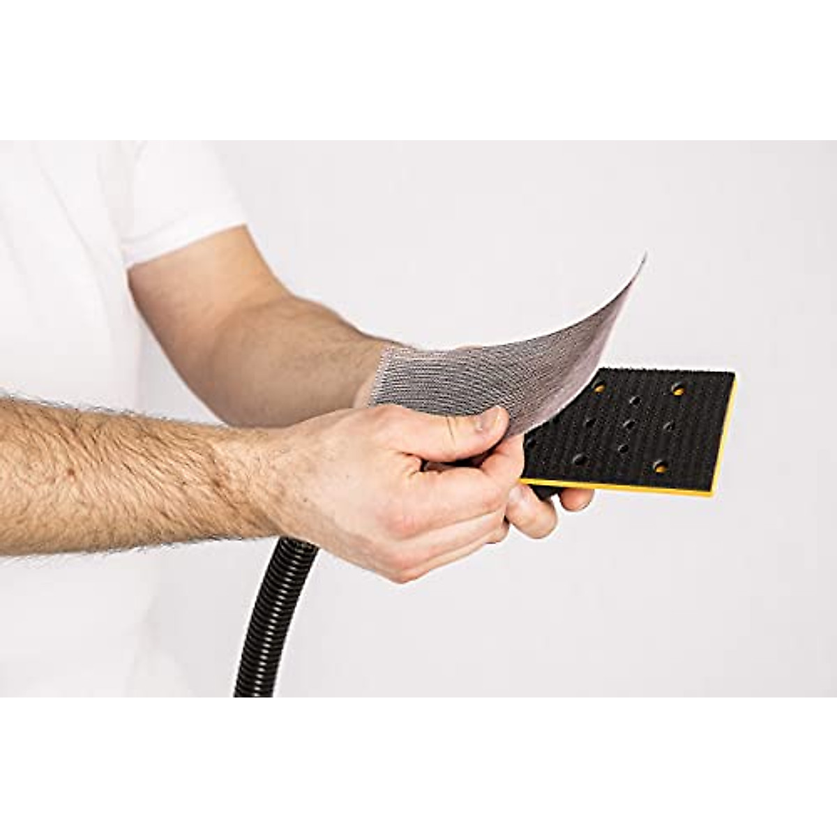 Mirka Abranet Net Sheets / 2.75 x 8 inch/Assortment 1 of each Grit 80, 100, 120, 150, 180, 220, 320, 400, 600 / Mesh sandpaper sanding Sheet Hook and Loop / 9 pcs / ‎9A-150-APRP