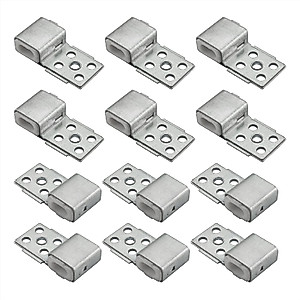 DGHAOP 12pcs Sofa Couch Spring Buckle 4 Holes Snake Spring Buckle for Sofa/Chair/Couch/Bed Spring Clips Repair Parts
