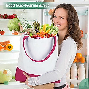Epakh 12 Pack Canvas Tote Bags Bulk 18.5 x 15 Inch Reusable Grocery Bags Shopping Bags Tote Bag for Women Mother (Bright Color)