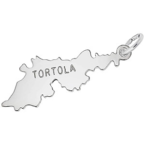 Rembrandt Charms Tortola Charm, Sterling Silver