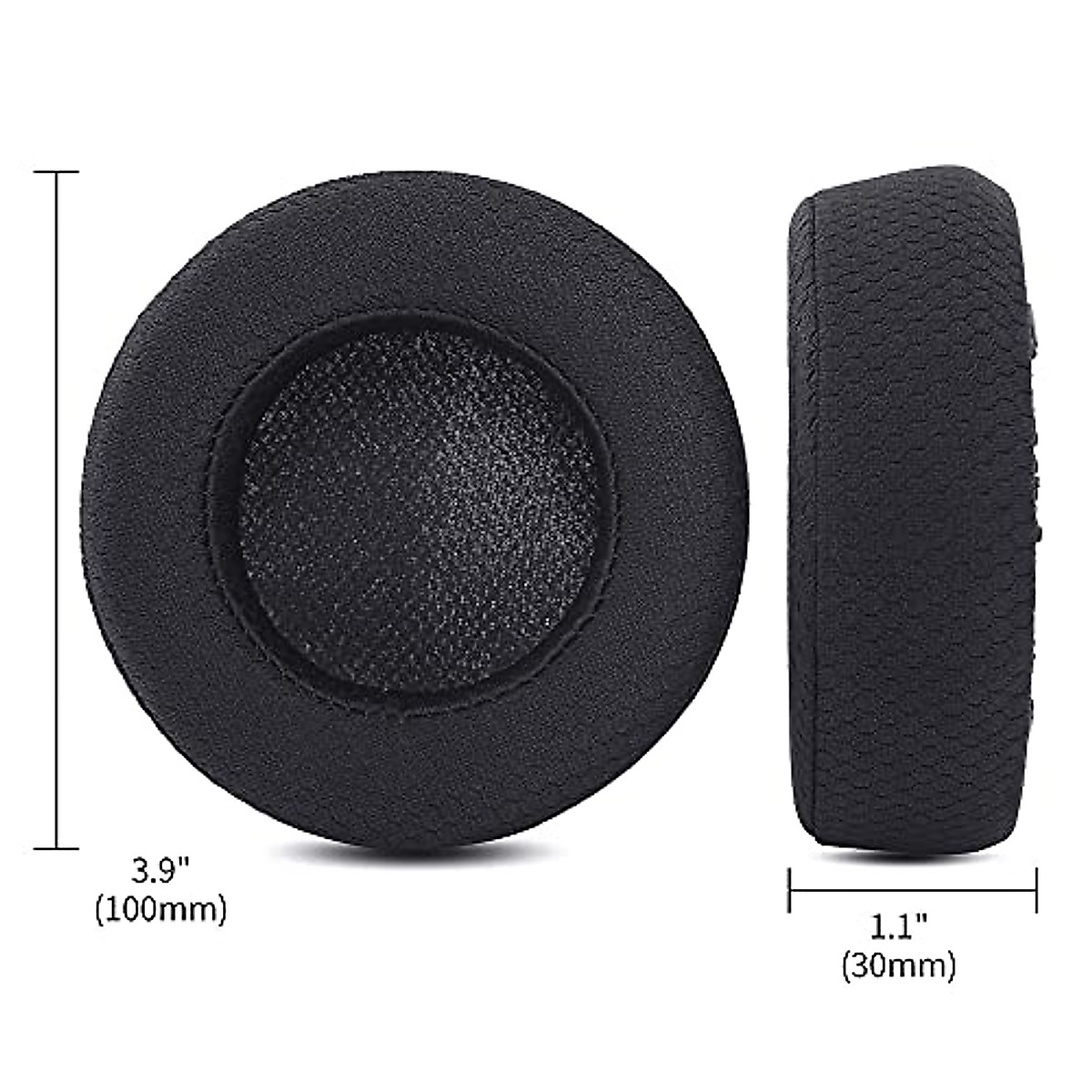 TaiZiChangQin Thicker Upgrade Ear Pads Headband Cushion Memory Foam Replacement Compatible with Corsair Virtuoso RGB Wireless SE Gaming Headphone (Fabric)