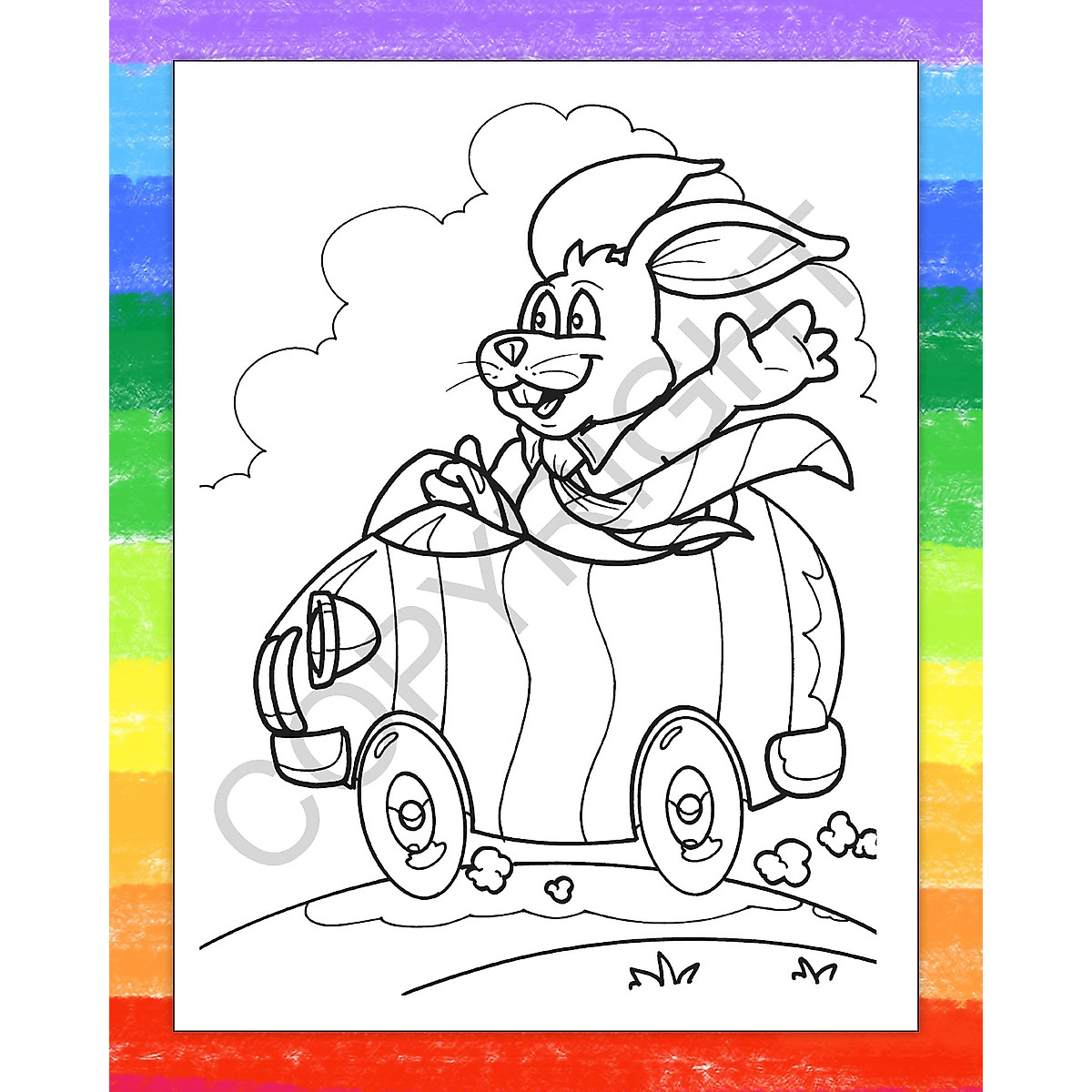 ZOCO - Springtime Fun - Coloring Books (25 Bulk Pack, Without Crayons) - Easter Holiday Party Favors, Games, Puzzles, Activities for Kids