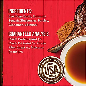 Merrick Grain Free Beef Bone Broth, Dog Food Topper - 16 oz. Pouch