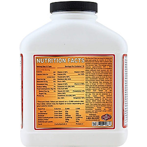 Emergency Survival Food Tablets 1 bottle 180 count Vanilla Flavored