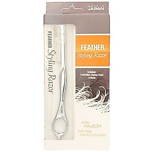 Feather Silver Styling Razor Kit