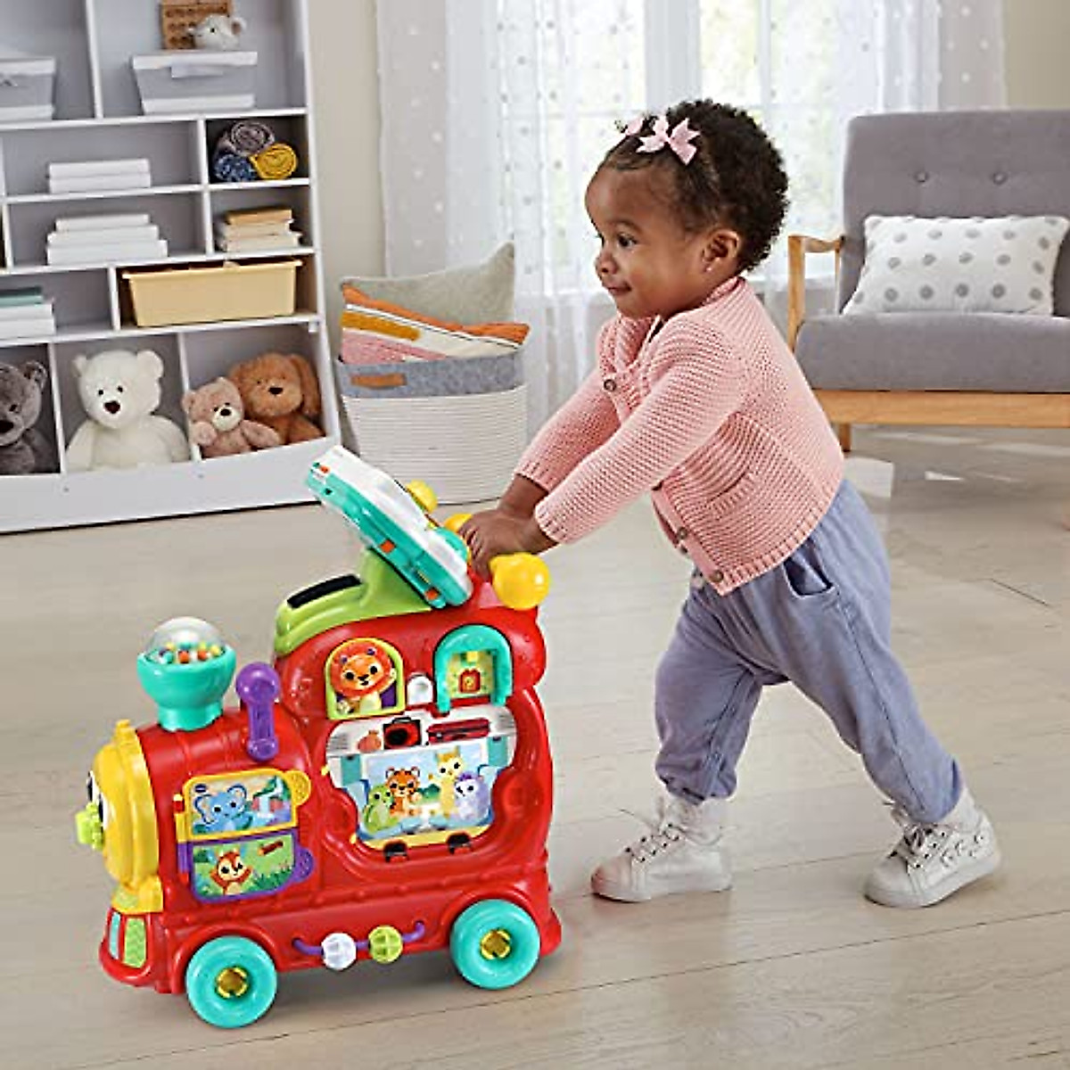 VTech 4-in-1 Letter Learning Train (Frustration Free Packaging), Red