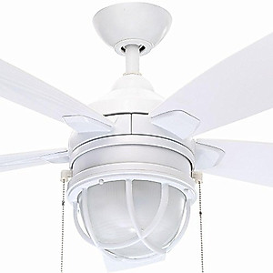 Hampton Bay Seaport 52 In. Indoor/outdoor White Ceiling Fan