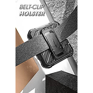 SUPCASE Unicorn Beetle Pro Series Case for Samsung Galaxy Z Flip 4 5G (2022), Full-Body Dual Layer Rugged Protective Case with Holster (Black)