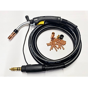 Mig Gun Replacement For Bernard BTB 300 Amp Q30 15ft Miller Connector Centerfire Parts (Mig Gun With .035" Kit)