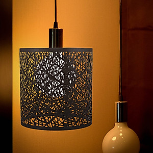 Wrought Iron Hollow Lampshade Black Lampshades Lamp Shade Large Lamp Shade Replacement Table Lampshade Metal Lampshade Floor Lampshade Table Lamp Shades Lampshades for Table Lamp