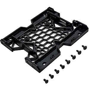 Uenhoy 4 Pcs 2.5“ or 3.5” to 5.25“ SDD HDD Mounting Bracket, Hard Disk Drive Bays Holder Adapter Computer Case Adapter for PC