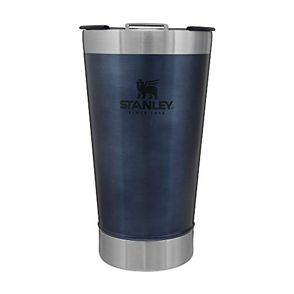 Stanley Classic Stay Chill Vacuum Insulated Pint Tumbler, 16oz Stainless Steel Beer Mug with Built-in Bottle Opener, Double Wall Rugged Metal Drinking Glass, Dishwasher Safe Insulated Cup