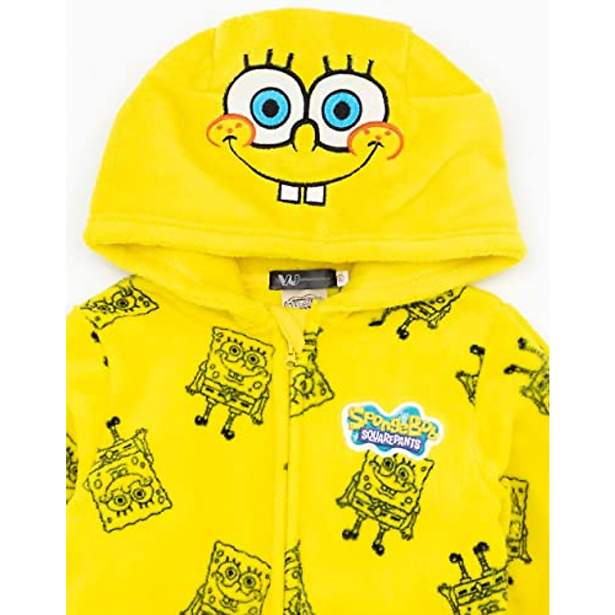 SpongeBob SquarePants Onesie Kids Yellow Character Pajamas