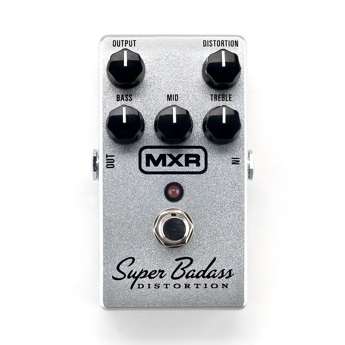 Dunlop MXR M75 Super Badass Distortion Effects Pedal With a Pair of Patch Cables