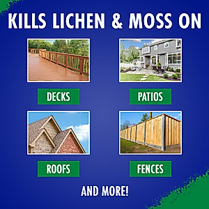 30 SECONDS Spray & Walk Away Hose End Sprayer | 2 Pack | Roofs Composite Shingles Asphalt | 64 fl. oz.