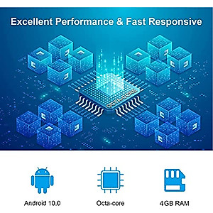 HOTIPS Android 10 Tablet 10.1 inch 4GB RAM 64GB Storage Octa-core Processor 5000mAh Battery,1280x800 IPS HD Touchscreen Tablets, 2MP+5MP Camera, Support 4G Phone Call, 2.4G Wi-Fi, Bluetooth 4.2