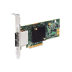 LSI SAS9207-8E Logic SGL SAS PCIE 12/3.3V CTLR 8Port Ext 6GB/S SATA Plus SAS