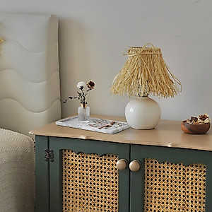 Koville African Natural Marble Perfume Tray Vanity Tray for Dresser Tops, 14"x8.5" Serving Trays for Party Buffet, Stone Tray for Bathroom Counter Decorative Trays for Decor (Bianco Palomino)