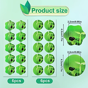 120pcs Plant Grow Stickers Compatible with AeroGarden Seed Pod, Grow Baskets Labels Hydroponic Plant Label for Seedlings Garden Pods for Labeling Plants and Recording Plant Growth (Round, Flower)