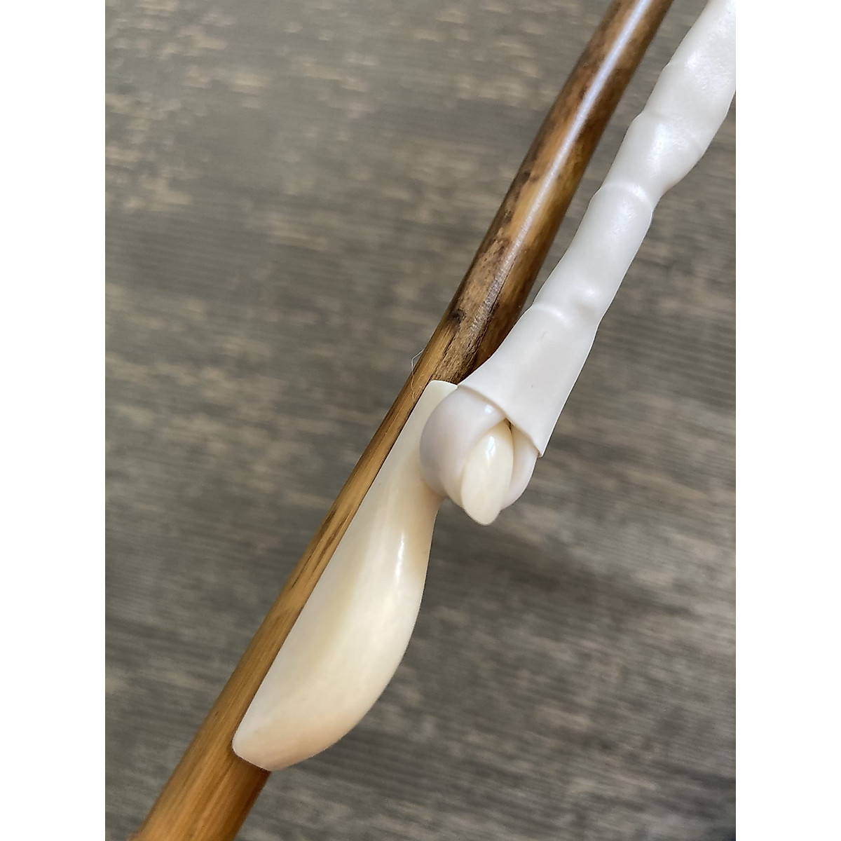 Landtom Erhu Bow, Chinese Violin Bow (Professional Mottled bamboo)