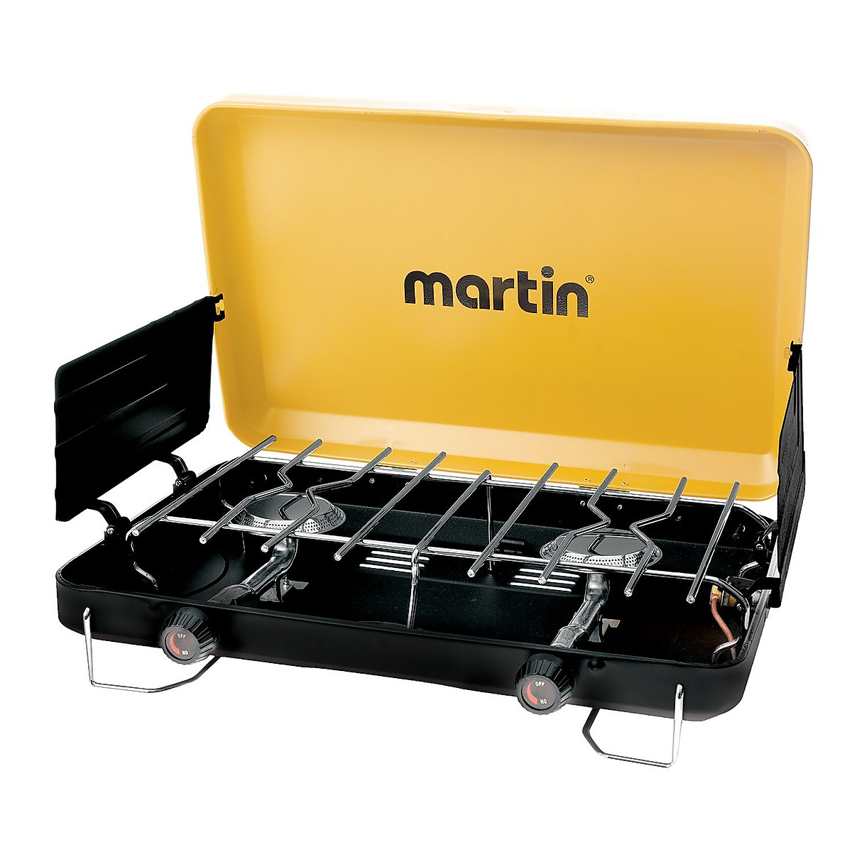 MARTIN 2 Burner Propane Stove Grill Gas 20 000 Btu Outdoor Trip Accessory Portable Advanced Features Propane Burner Csa Certified and Steady Performance