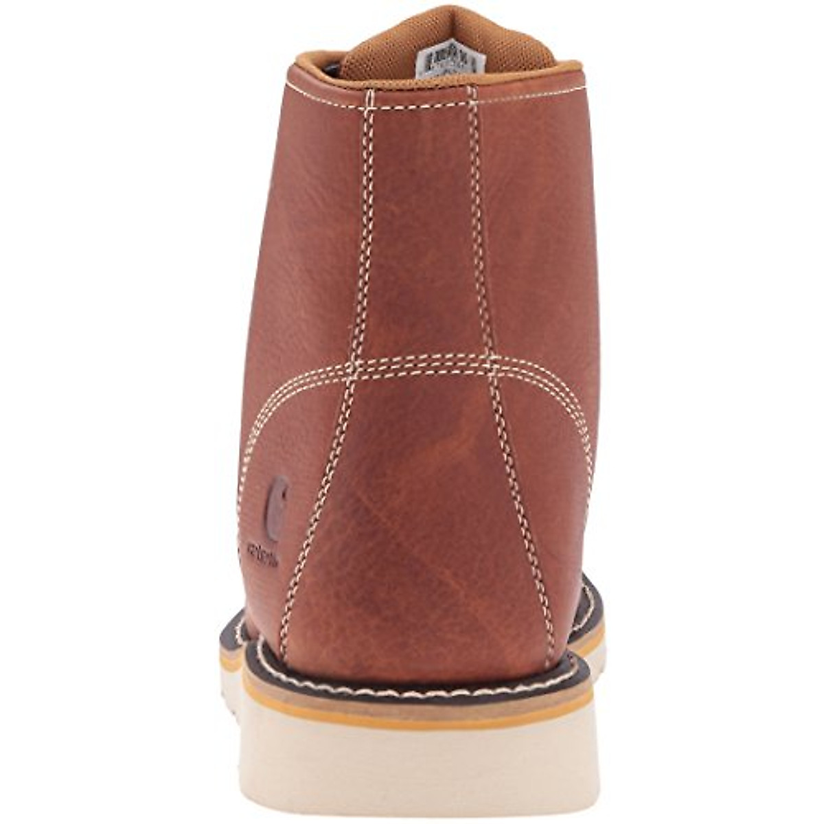 Carhartt mens 6 Inch Waterproof Wedge Steel Toe Work Boot, Tan, 12 Wide US