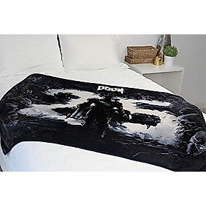 Doom Eternal Doomslayer Fleece Blanket - 45x60-Inch Soft Cozy Blanket, Plush Throw - Fluffy Cover for Twin Bed, Couch, Sofa, Living Room, Camping - Decorative Video Game Throws Just Funky Merchandise