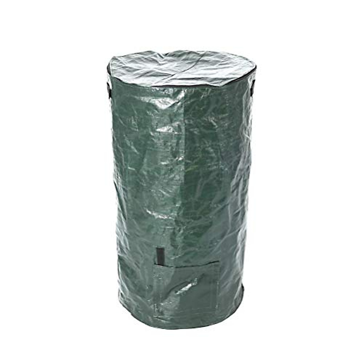 Compost Bin Bag, Composter PE Trash Can for Garden and Yard Reusable Garden Yard Waste Bag Fast Creation of Fertile Soil Large Capacity Organic Compost Bin (272)