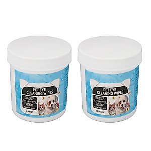 Yinhing Portable Dog Eye Wipes, Gentle Tear Remover & Ear Cleaner for Dogs & Cats, Lasting Cleaning Effect, Organ Size
