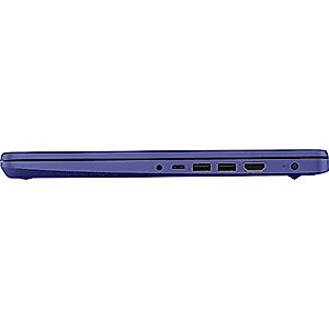 HP Stream 14inch HD Display, Intel Celeron Quad-Core Processor, 32GB DDR4 Memory, 128GB Storage (64GB eMMC+64GB Card),WiFi,Webcam,Bluetooth, Windows 11 S, Indigo Blue (Renewed)