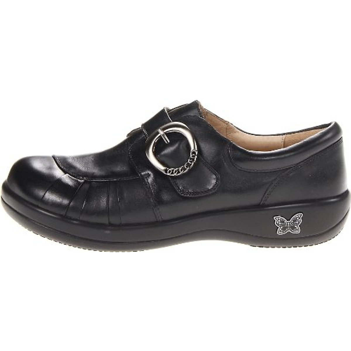 Alegria Women's Khloe Slip-On,Black Nappa,40 EU/10 M US