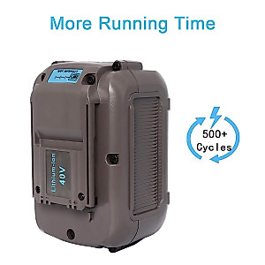 LiBatter 40V 5.0Ah Replacement Battery DCB404 DCB406 DCB407 DCB114, Lithium Ion Premium Battery Compatible with Dewalt All 40V MAX Tools