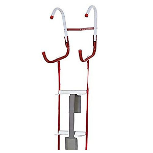 Kidde Fire Escape Ladder, 2-Story Rope Ladder, Extends to 13-Feet, Anti-Slip Rungs