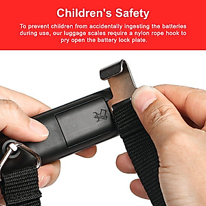 Travel Inspira Luggage Scale, Digital Luggage Scales, Baggage Scale with Backlit LCD Display,110LB / 50KG, Battery Included (Red)