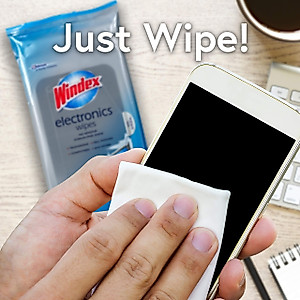 Windex Electronics Screen Wipes for Computers, Phones, Televisions and More, 25 count - Pack of 3 (75 Total Wipes)