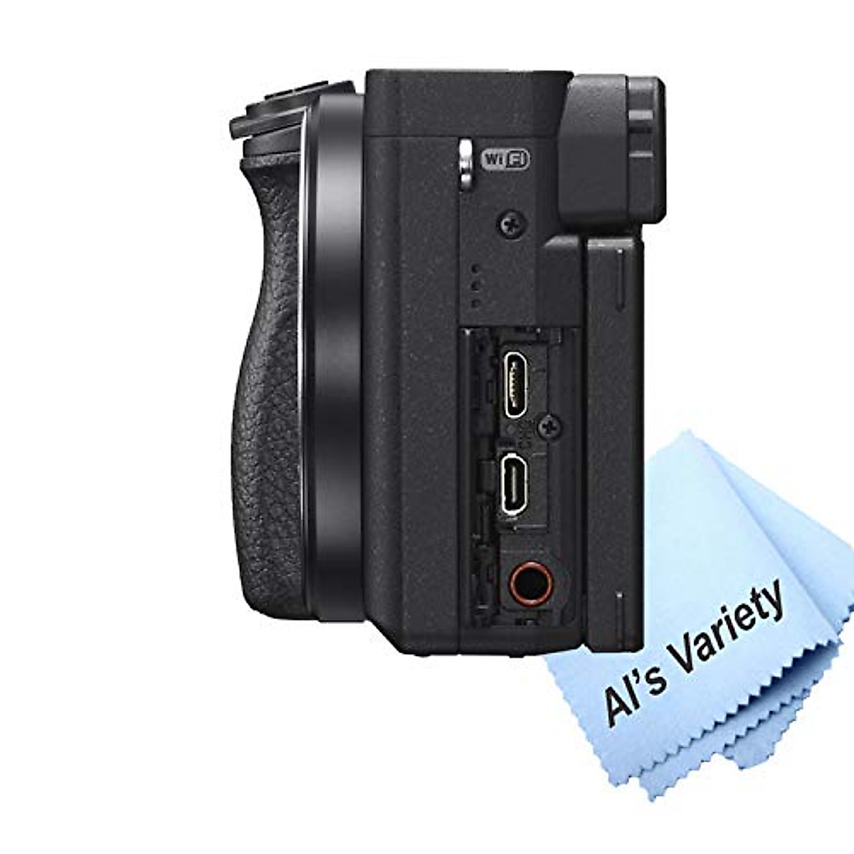 Sony a6400 Mirrorless Digital Camera Body Only (No Lens) + 64GB Memory + Case+ Steady Grip Pod + Tripod+ Software Pack + More (30pc Bundle) (Renewed)