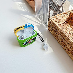 Compatible with Beats Studio Buds Case Cute,3D Cartoon Cute Design Silicone for Beats Studio Buds Case for Kids/Girls/Teens Boys (Bounty Tissue)