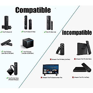 Voice Remote Control L5B83G Replacement for Fire TV (3rd Gen, Pendant Design), Fire TV Lite, Fire TV Stick 4K Max/Bundle (2nd Gen and Later), TV Cube (1st Gen and Later)