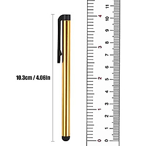 Evermarket Stylus Touch Screen Pen for iPad 2/3 3rd 4th iPad Air Pro iPhone 7 6s 6 Plus 4 4S 5 5S 5C SE iPod Touch (Pack of 5)