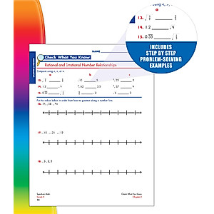 Spectrum 8th Grade Math Workbooks, Ages 13-14, Geometry, Integers, Rational & Irrational Numbers, and Pythagorean Theorem 8th Grade Math Practice, Grade 8 Math Workbook For Teens (Volume 9)