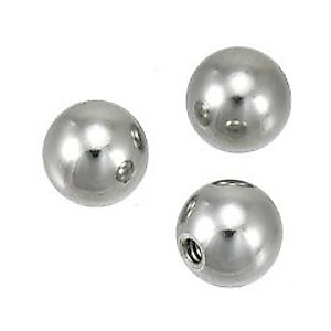 playful piercings 10 Replacement Top Silver Ball Balls 5mm 10pcs Navel Belly Industrial Horseshoe Nipple Ring Body Jewelry 14g