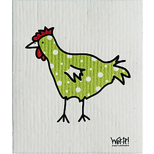 Wet-It! Swedish Dishcloth Set (Chickens Set 3)