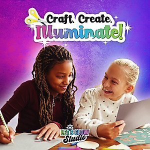 Sky Castle LetsGlow Studio - DIY Arts and Crafts Glow Kit, Includes 16 Color LED Light, Remote Control and Accessories - Craft Glowing Outfits to Make Videos with Friends! [Packaging May Vary]