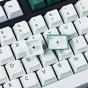 144 Keys Botanical Cherry Profile PBT Dye Sub Keycaps for MX Mechanical Keyboard GMMK Filco Ducky 104 TKL GK61 KBD75 96 GK64 68 (144 Key Botanical)