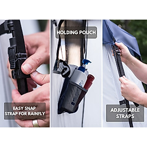 Double Shower & Changing Tent Privacy Beach & Camping Portable Pop Up Spray Tan & Toilet Shelter